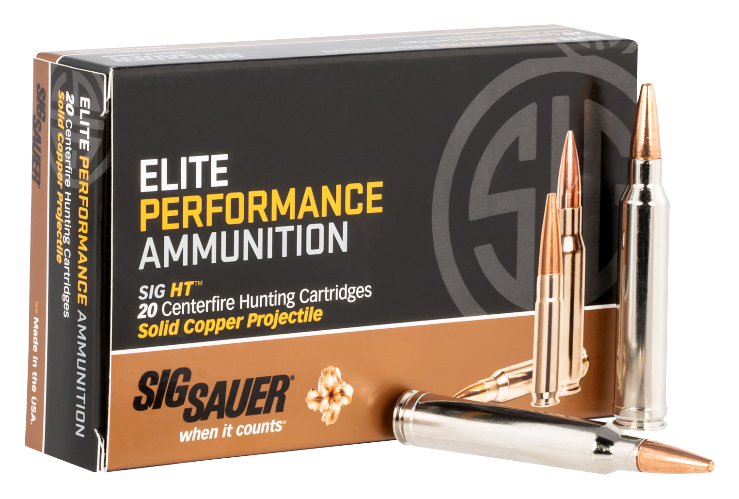 SIG SAUER Elite Performance SIG HT .300 Winchester Magnum 165 Grain ...